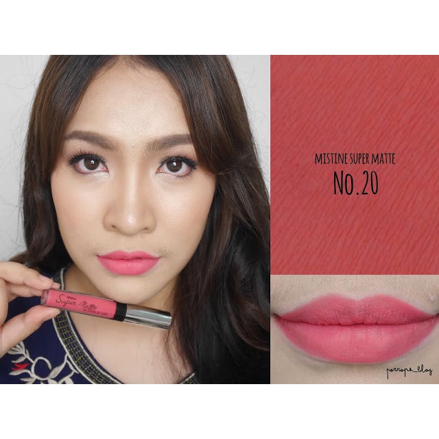(16-30) Mistine ลิปซุปเปอร์ แมทท์ 30สี Super Matte Lip Color - housebetter - ThaiPick