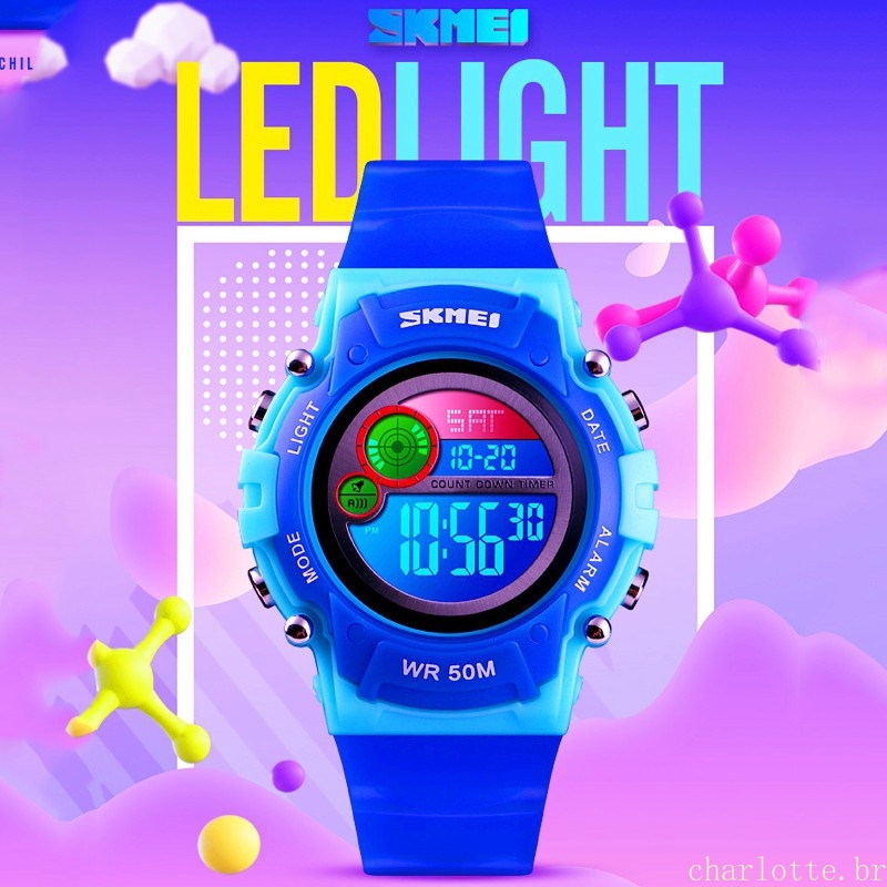 COD Waterproof Sport Date Led Luminous Water Resistant Electronic ...