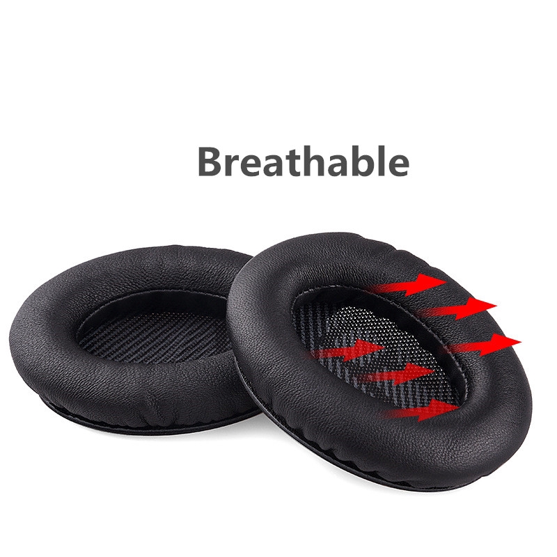 หมอนรองหูฟังหนังแกะสําหรับ bose qc 2 qc 15 ae 2i qc 25 qc 35 ...