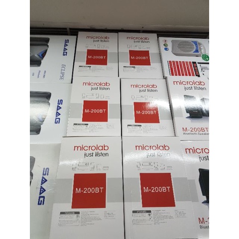 Microlab (ราคาพิเศษ) ลำโพง M-200 BT (2.1) 50 WATT RMS with Bluetooth ลำโพงซัฟวูฟเฟอร์รุ่นใหม่ ...