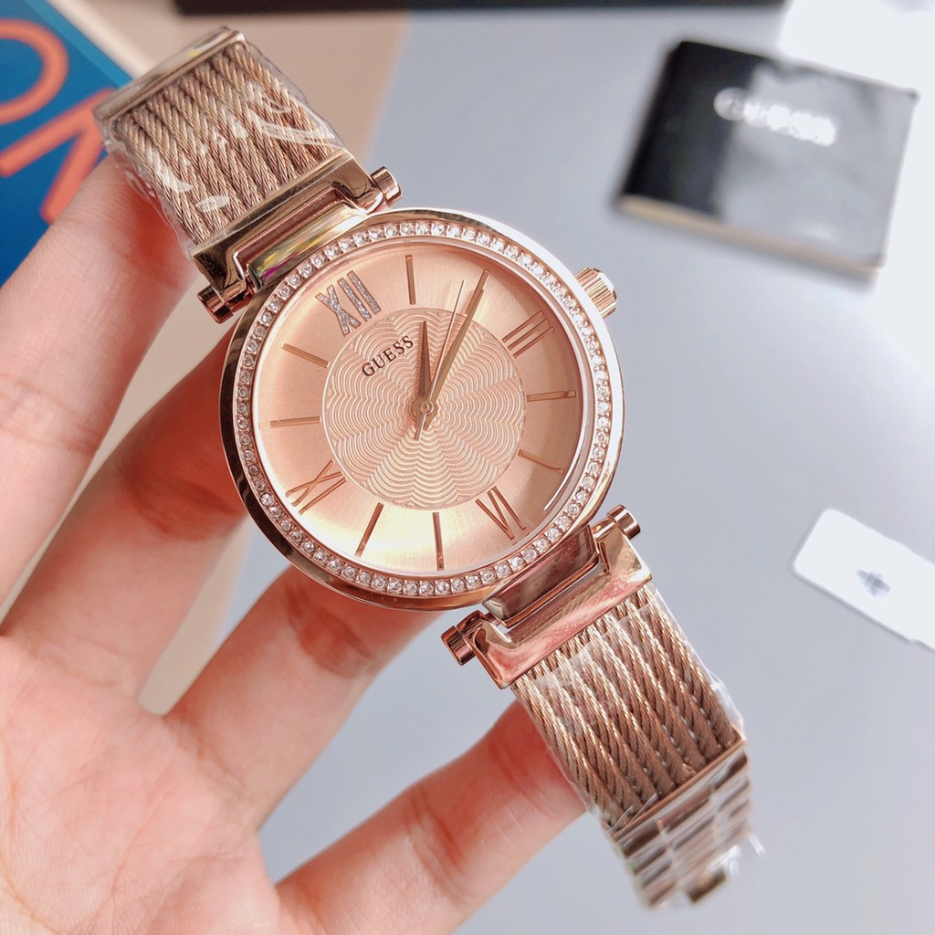 Guess นาฬิกาเพชรแท้ W0638L2 W0638L3 W0638L4 W0638L5 W0638L7 สำหรับ ...