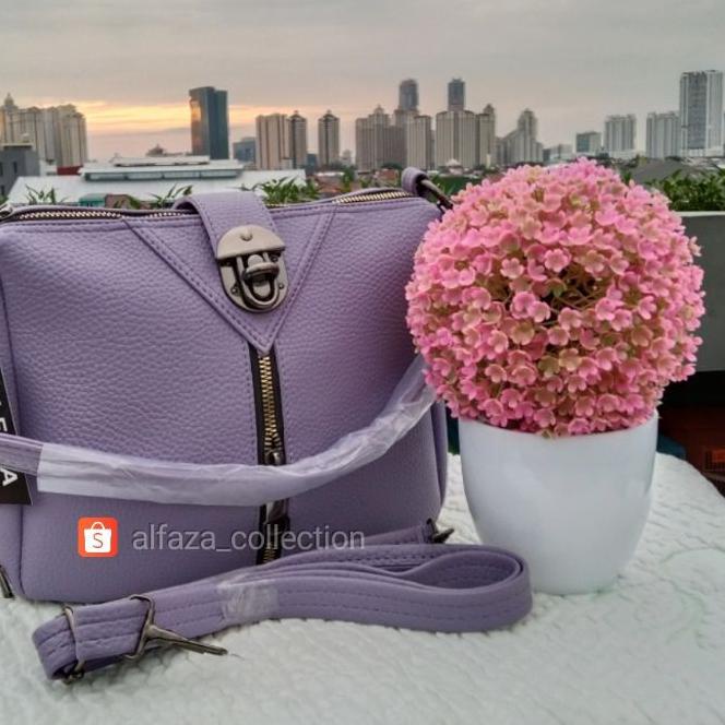 Alfaza กระเป๋าสะพายไหล่ สะพายข้าง หนังเทียม ลายกบ สีส้มRa8 - amyjamekstorekx.th - ThaiPick