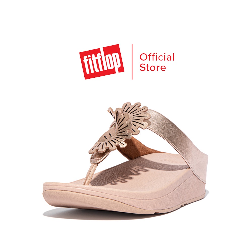กรอกโค้ด 10FASH120 ลดเพิ่ม 10 FITFLOP FINO รองเท้าแตะแบบหูหนีบผู้หญิง รุ่น EO4-323 สี Rose Gold ...