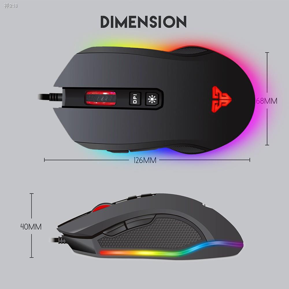 ☸♕№FANTECH รุ่น X5 Lite Optical Macro Key RGB Gaming Mouse เมาส์เกมมิ่ง ...