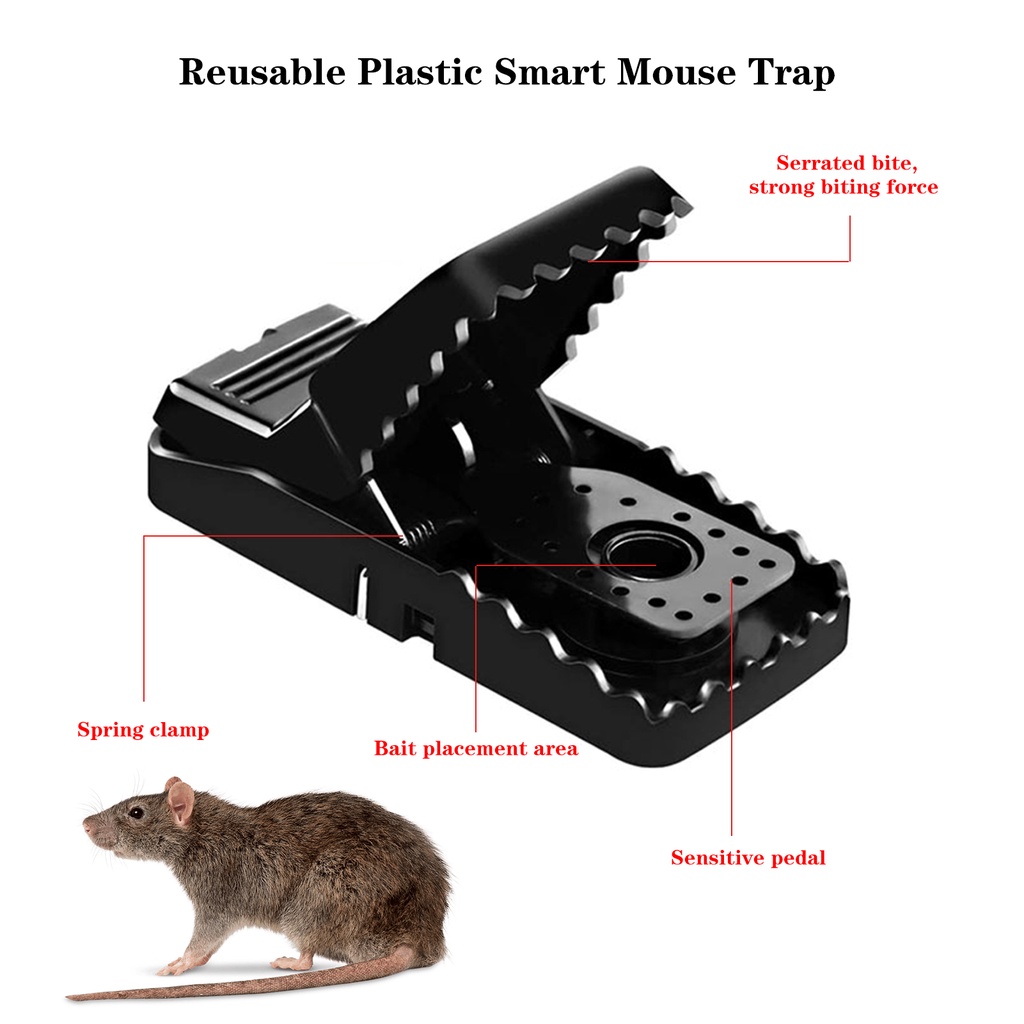 กับดักหนู26Pcs Mousetrap Reusable Mouse Trap Rat Catching Mice Traps ...