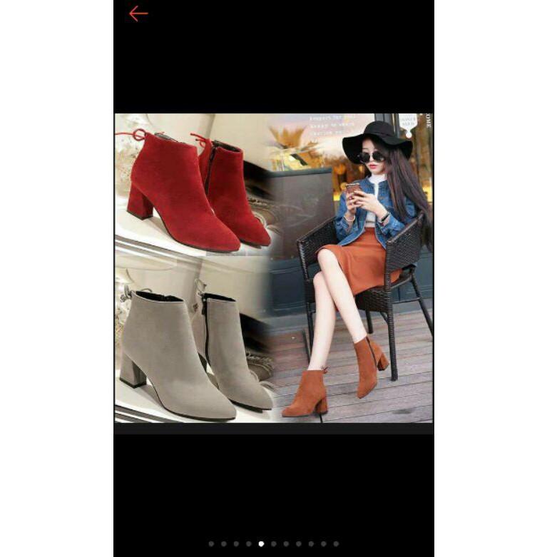 Echa 080 รองเท้าบูท สไตล์เกาหลี สําหรับผู้หญิง (ART. V93) - margaretszcollectcg.th - ThaiPick