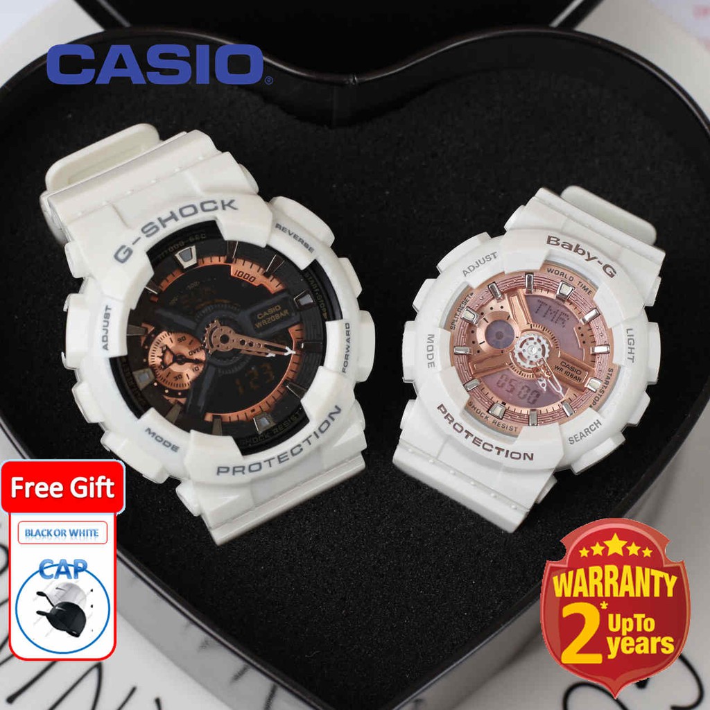 (Ready stock)100% original a pair Casio G-Shock ga110 and Baby-G ba110 ...