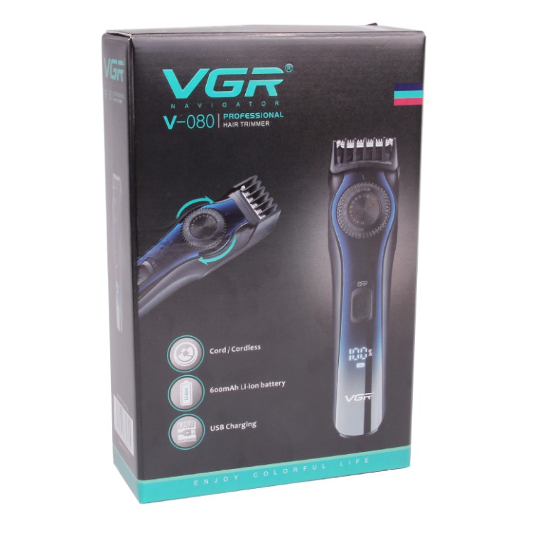VGR-080มาใหม่ล่าสุด ปัตตาเลื่ยนกันขอบแกะลายไร้สาย | Shopee Thailand