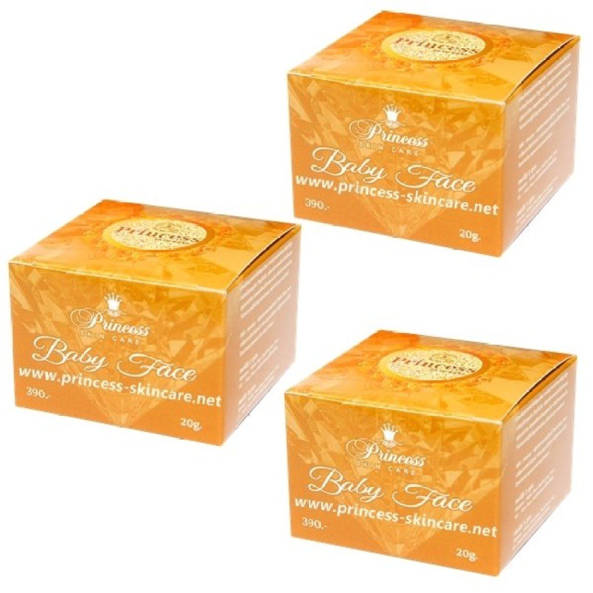 Princess skin Care ครีมหน้าเด็ก ขนาดใหญ่ 20 กรัม 3 กระปุก | Shopee Thailand