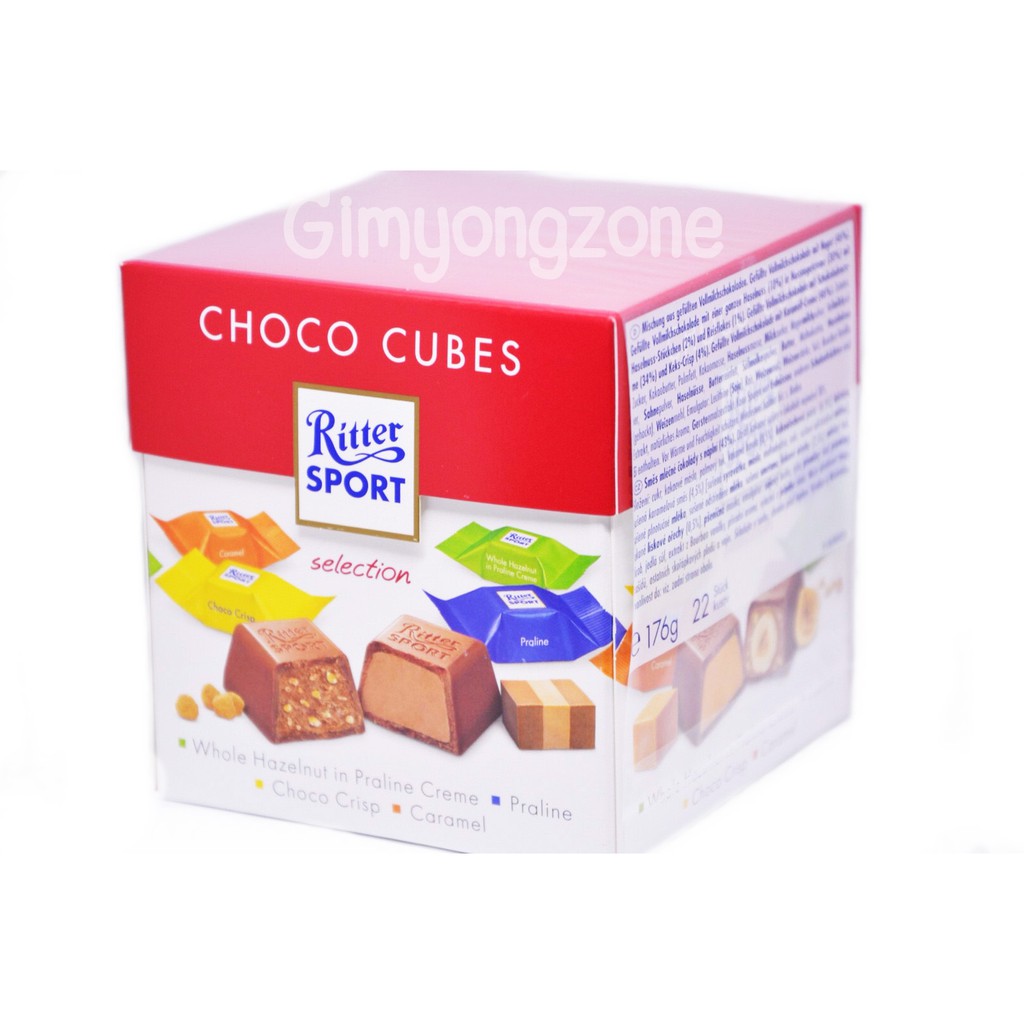 Ritter Sport Choco Cubes ช็อคโกแลตนำเข้าจากเยอรมัน | Shopee Thailand