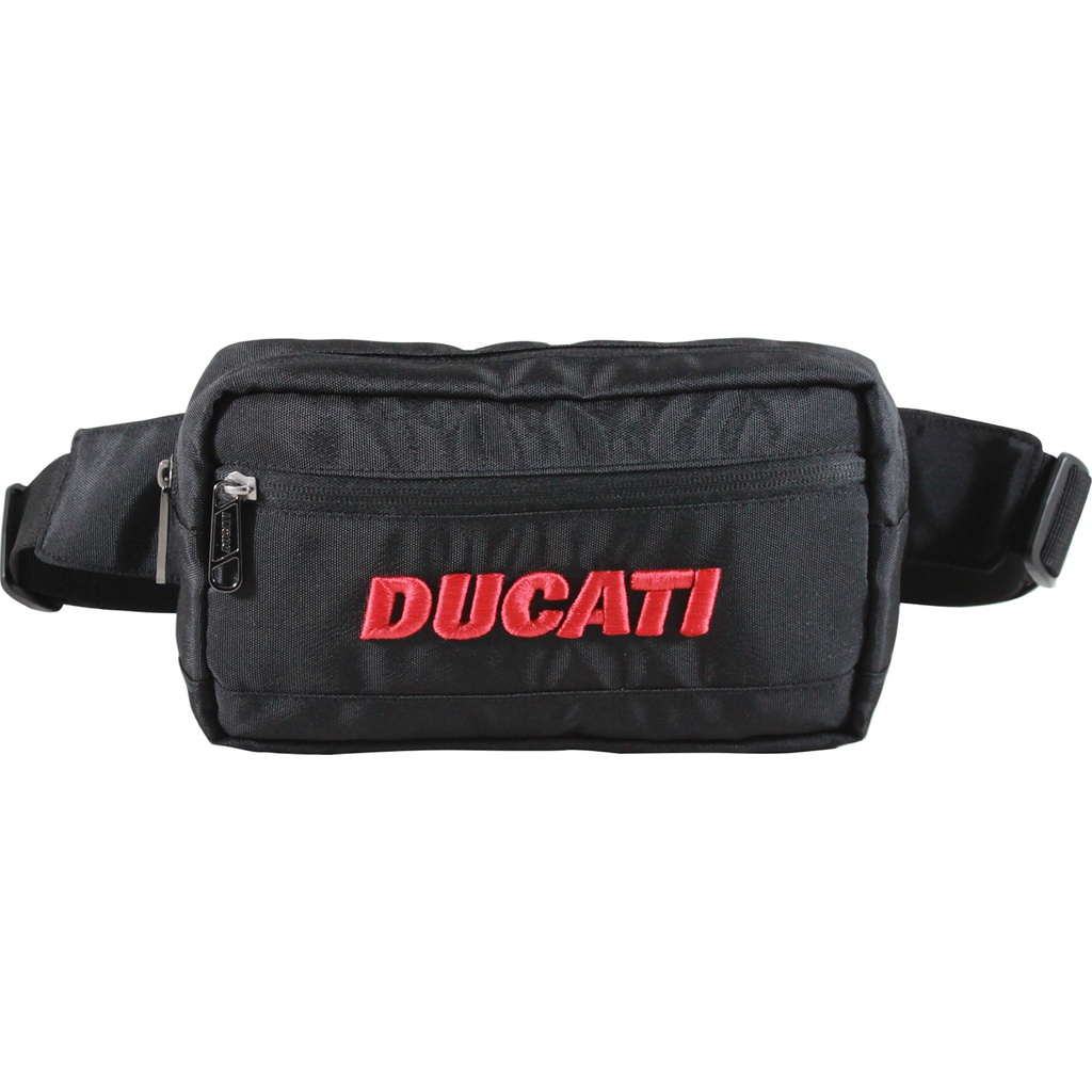 DUCATI Waist Bag กระเป๋าดูคาติ DCT49 168 สีดำ - ducati_bag_officialshop - ThaiPick