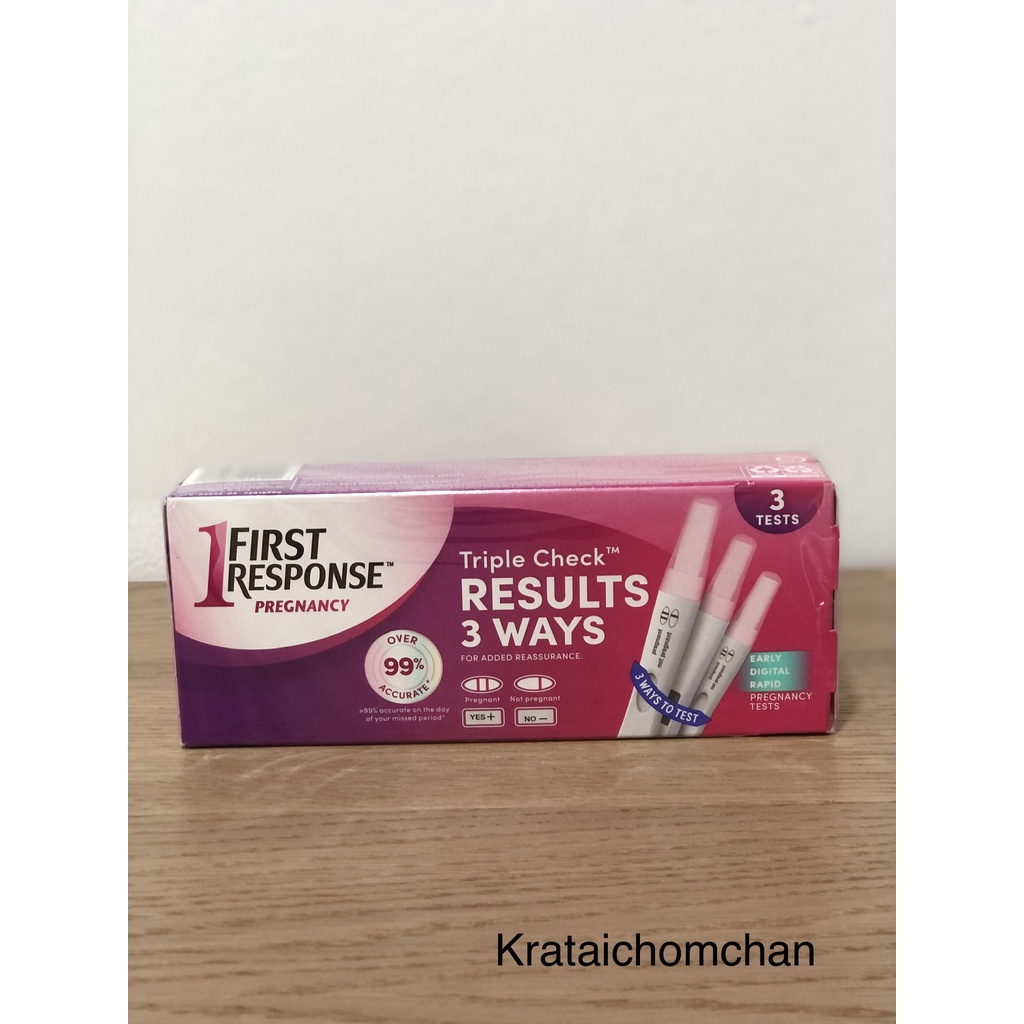 พร้อมส่งทันที First Response Triple Check Result 3 Ways ที่ตรวจการ ...