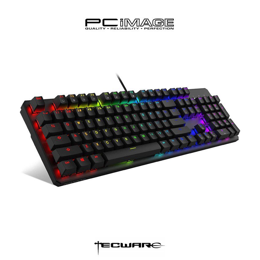 TECWARE PHANTOM 2020 RGB MECHANICAL GAMING KEYBOARD-BLUE BROWN RED ...