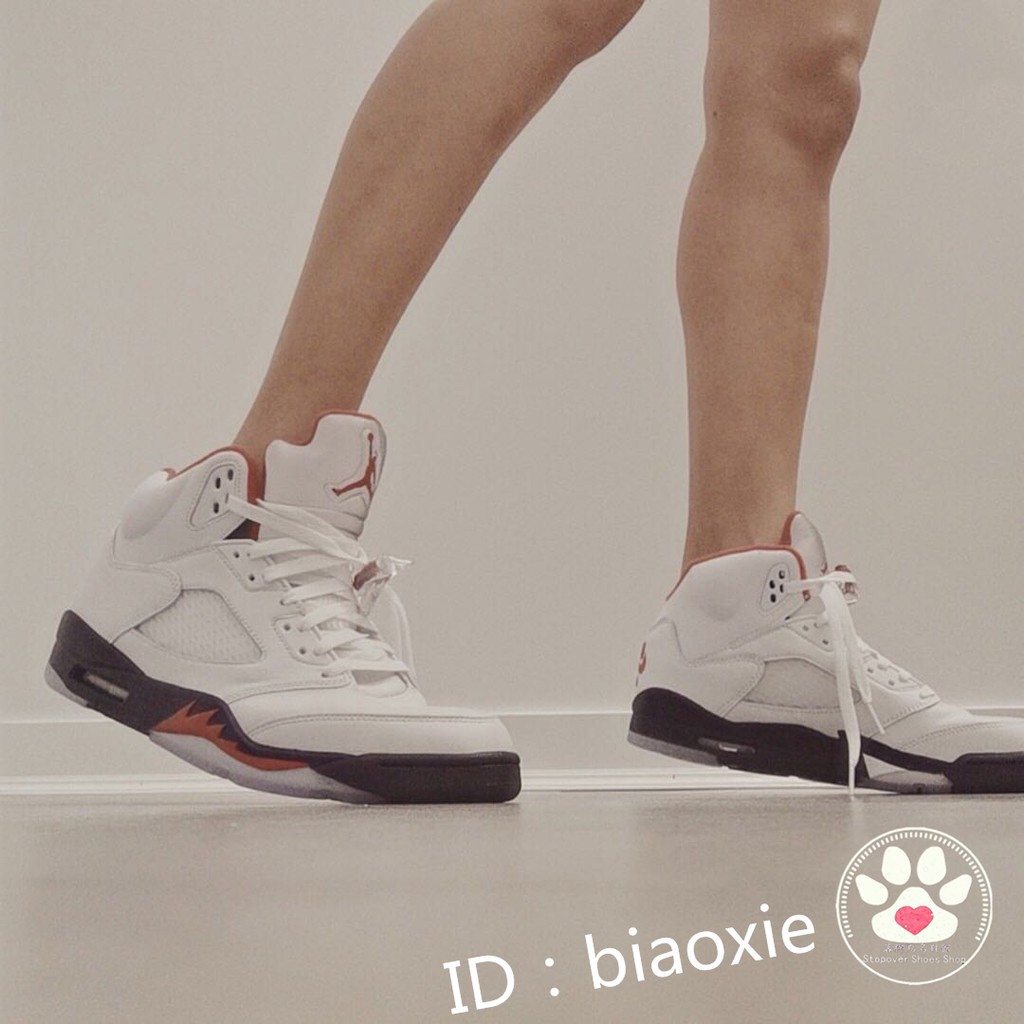 Air Jordan 5 Fire Red Rukawa Maple Basketball Shoes DA1911-102 ...