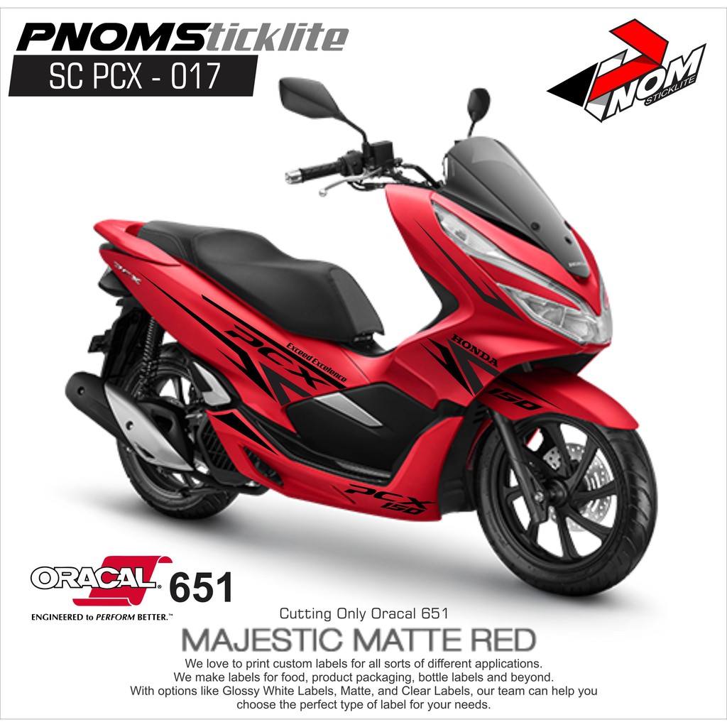 สติกเกอร์สําหรับติดตกแต่งเล็บ Pcx Sc Pcx P017 - pnom_sticklite.th ...