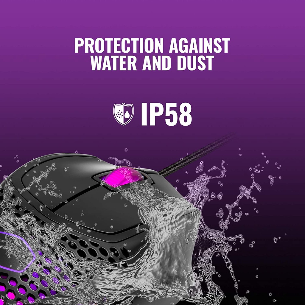 Cooler Master MM720 Black Matte Lightweight Gaming Mouse with ...