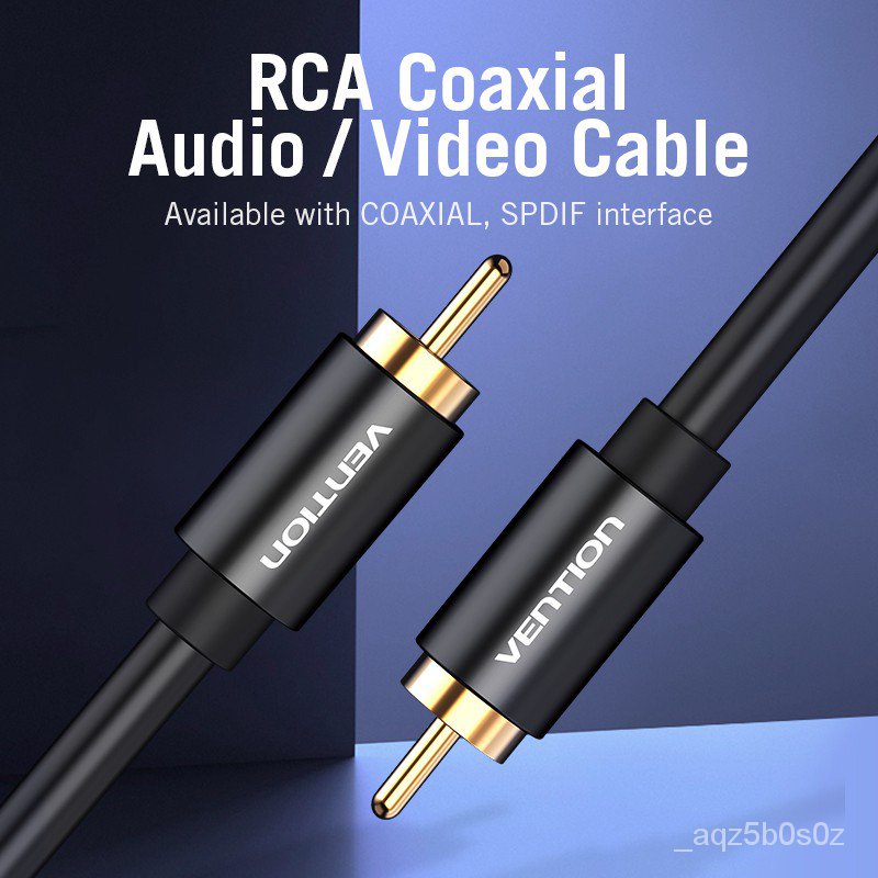 Vention RCA Subwoofer Cable 1 RCA Male to 1 RCA Male Audio Video Cable ...