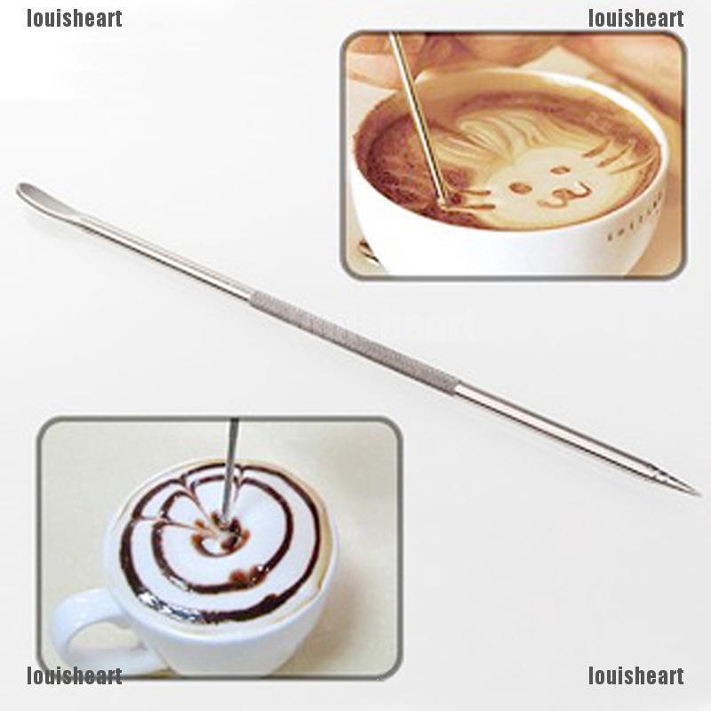 Fancy Stitch Coffee Latte Art Needle Hook Home Kitchen Tools ...