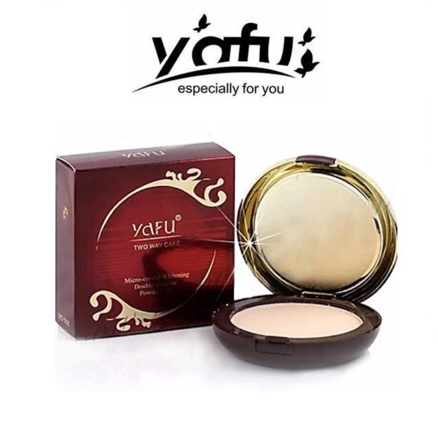 YAFU powder 30g. แป้งยาฟู แป้ง2ชั้น แป้งพัฟผสมโสมชั่นดี+ไวท์เทนนิ่ง เอส ...