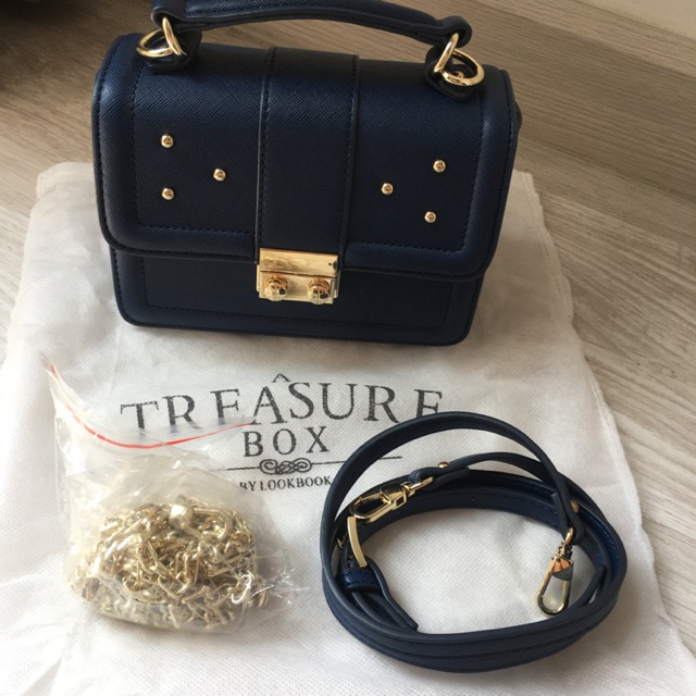 Preppy treasure box สี marine (a treasure box) - double.cabinet - ThaiPick