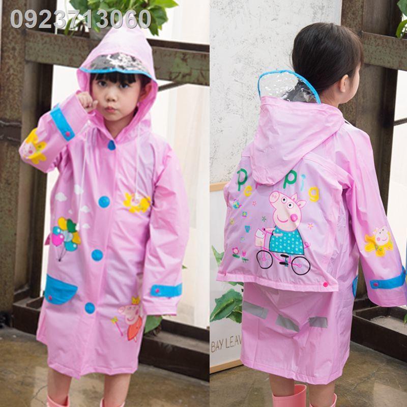 Children s raincoat rain pants suit kids kindergarten baby waterproof and rainproof full body ...