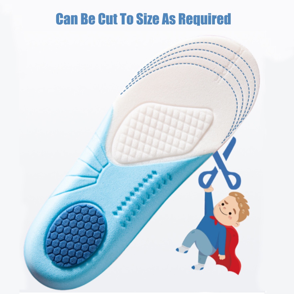 พื้นรองเท้าKids Memory Foam Orthoedic oles for Children Comfort Sorts ...