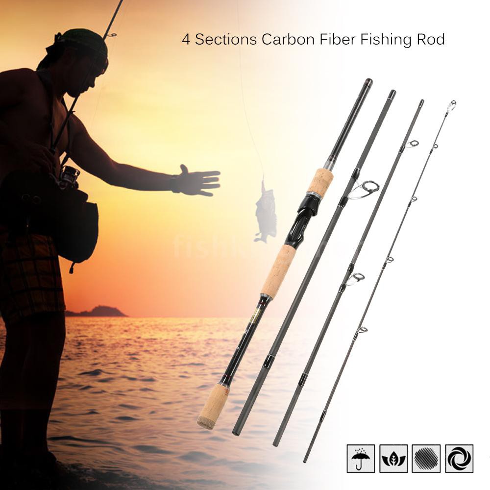 (fhyg) คันเบ็ดตกปลา 4 ส่วน ขนาดพกพา - fishking.th - ThaiPick