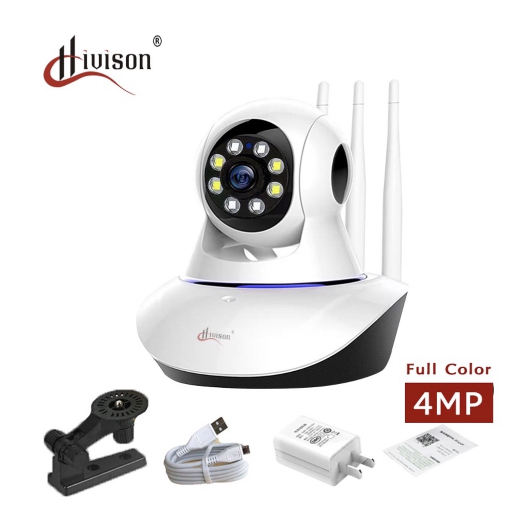 HIVISON ICAM365กล้องวงจรปิดไร้สาย ip camera HD4MP wifi camera Smart ...