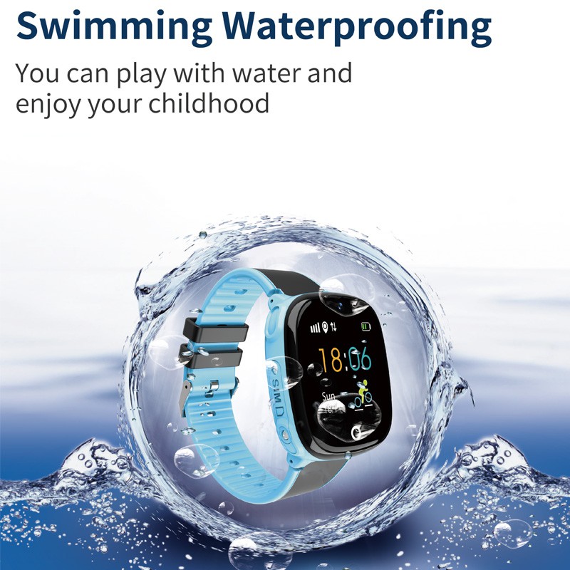 HW11 IP67 Waterproof Smart Watch Kids Android Tracking Security SOS ...