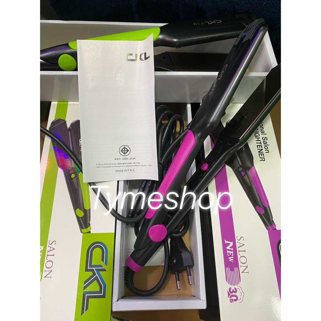 ((รุ่นใหม่ล่าสุด))เครื่องหนีบผม JMF ET-9924/CKL-719 ที่หนีบผม เครื่องรีดผม ที่ม้วนผม แกนม้วนผม ...