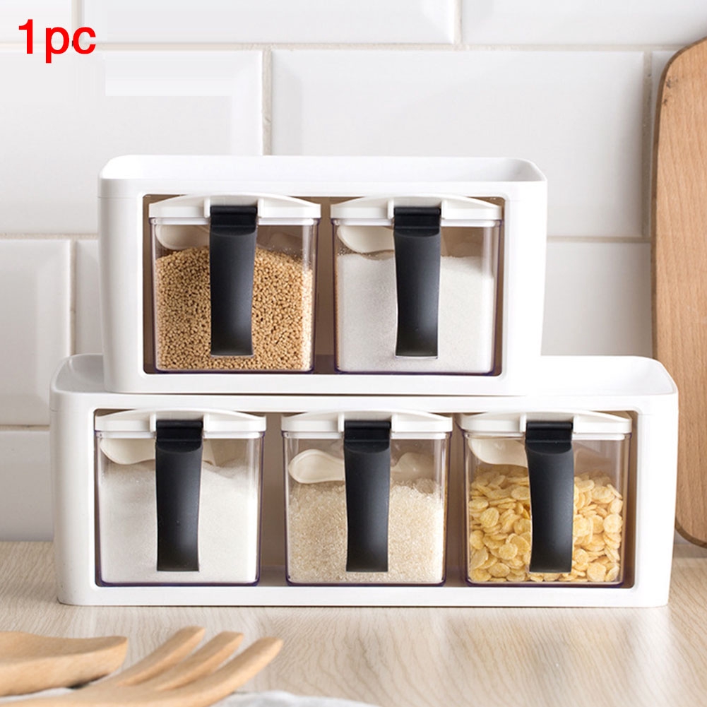 Seasoning Bottle Kitchen Storage Nordic Style Spice Jar Condiment ...