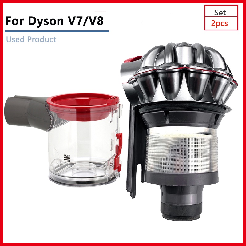 มอเตอร์เครื่องดูดฝุ่น For Dyson V7 V8 HEPA Filter al Cyclone Dust Cup Motor Body Kit Robot ...