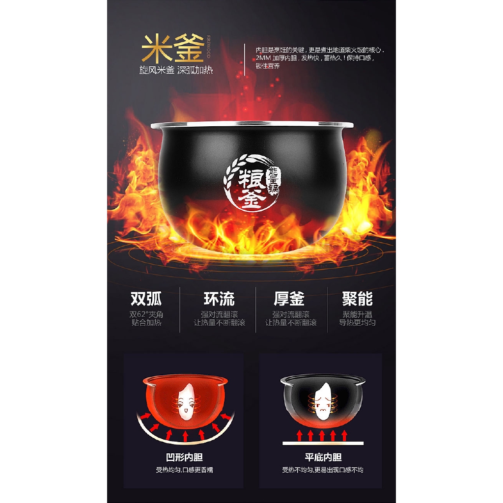 หม้อหุงข้าวใหม่หม้อหุงข้าว Supora ของใช้ในครัวเรือน 5 ลิตรความจุสูงฉลาด ...