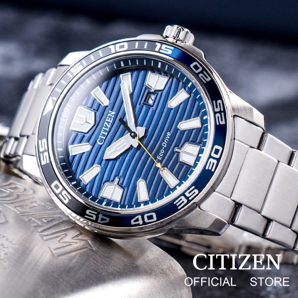 CITIZEN Eco-Drive AW1525-81L Mens Watch ( นาฬิกาผู้ชายพลังงานแสง ...