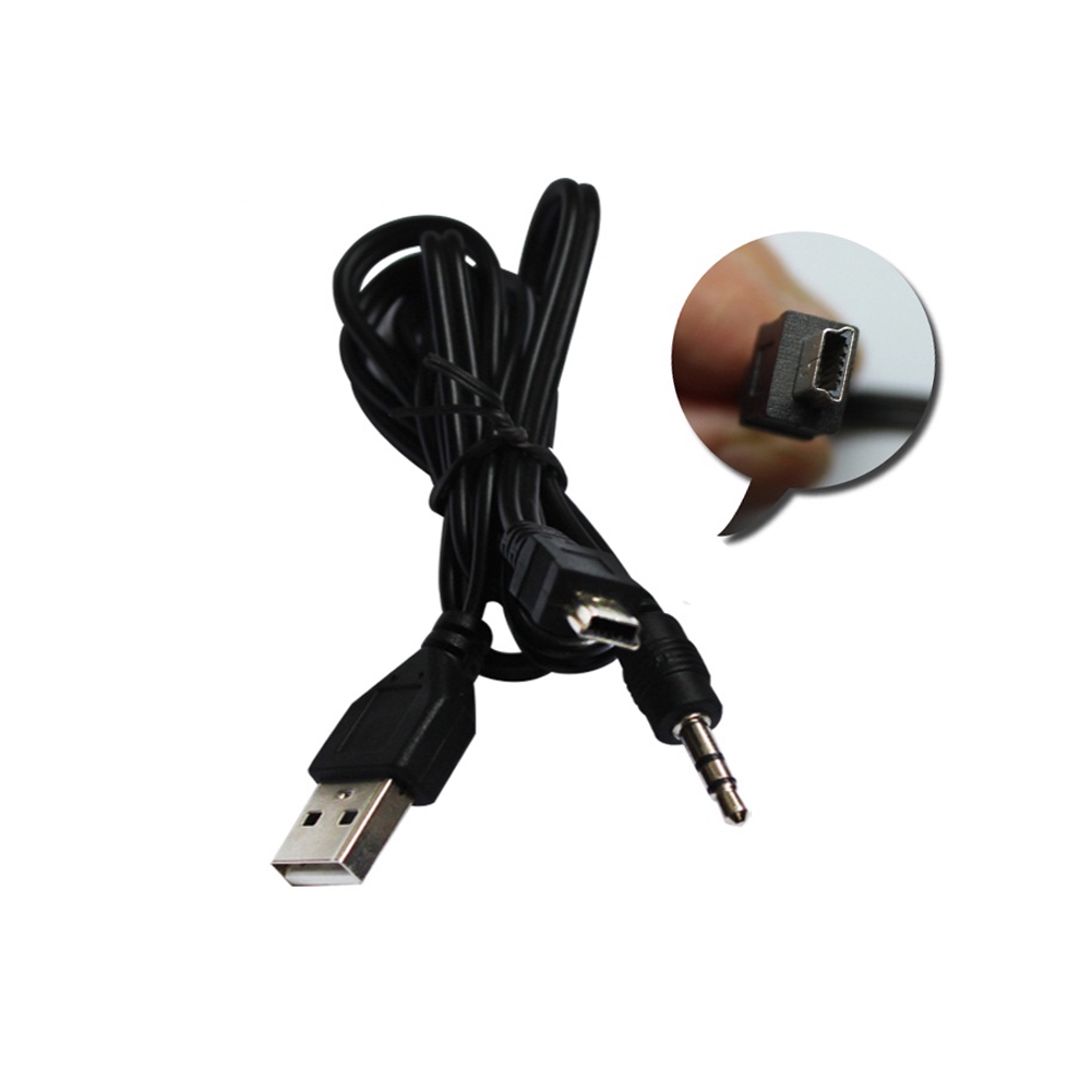 2 in 1 Mini USB 5 Pin 3.5 mm AUX สายเคเบิ้ลและที่ชาร์จสำหรับลำโพง ...