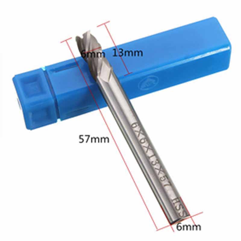 ชุดเครื่องมือเจาะ Cnc 4 Flute End Mill Bit 4/6/8/10/12 มม. - lovelyu1 ...