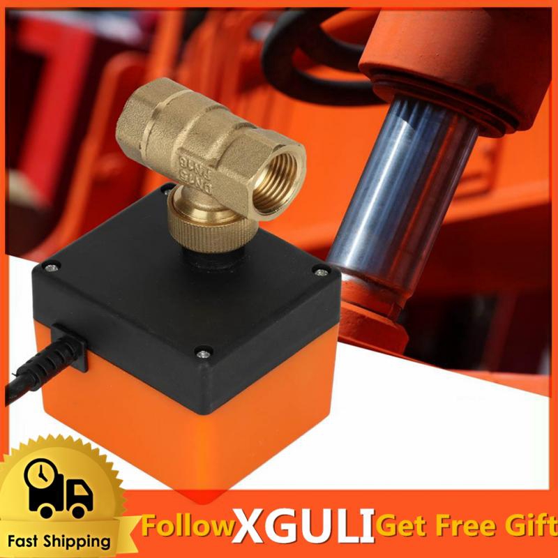 Xguli Ready Motorized Brass Ball Valve 2 Way Electrical Valve 3 Wire 1