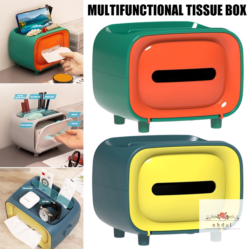 Multifunctional Tissue Box Tissue Box Stylish Tissue Box Holder ...