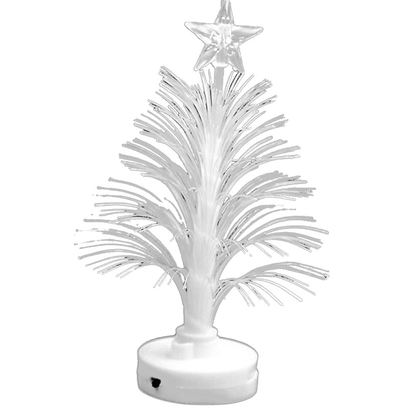 Colorful Fiber Optic LED Glowing Christmas Tree with A Top Star Suction ...