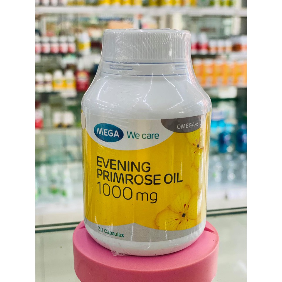 Mega We Care Evening Primrose Oil 1000mg 30 แคปซูล เมก้า อีฟนิ่งพริมโรส ...