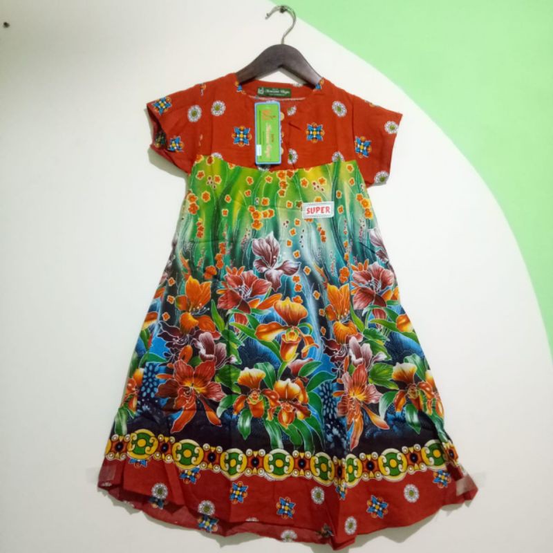 Daster Kids ร่ม KLOK LD 70 สีม่วง สําหรับเด็ก ชุดเดรส Rayon House Midi ...