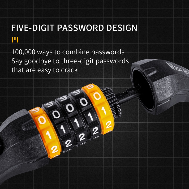 ล็อคป้องกันการโจรกรรมNew Ugrade Bicycle assword Lock ortable MTB Code ...