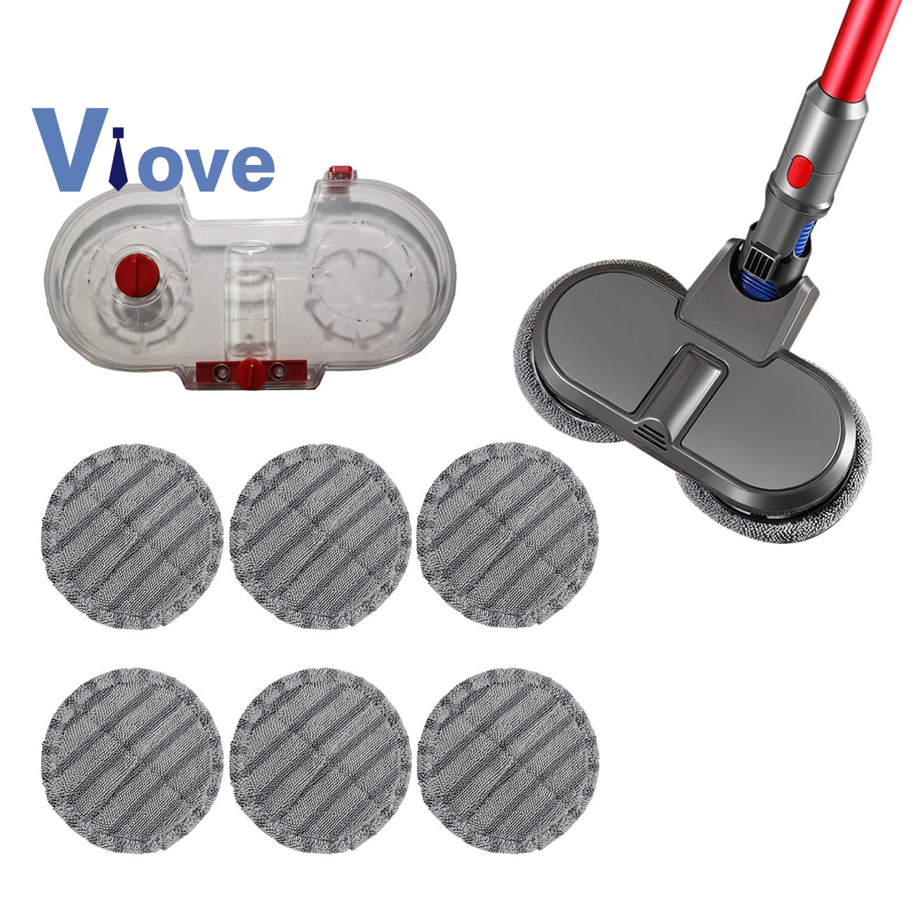Suitable for Dyson Vacuum Cleaner Electric Mop Head Mopping Brush Set ...