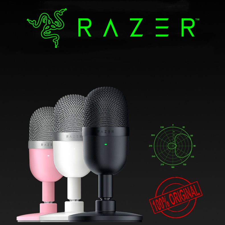 Razer Seiren Mini USB Microphone Condenser Supercardioid Ultra-Compact ...