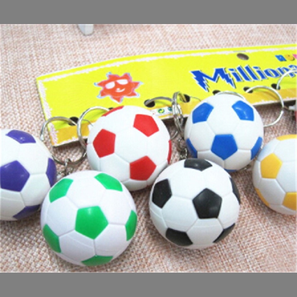 technologyonsale พวงกุญแจโลหะ จี้รูปฟุตบอล Soccor ball สไตล์สปอร์ต ...