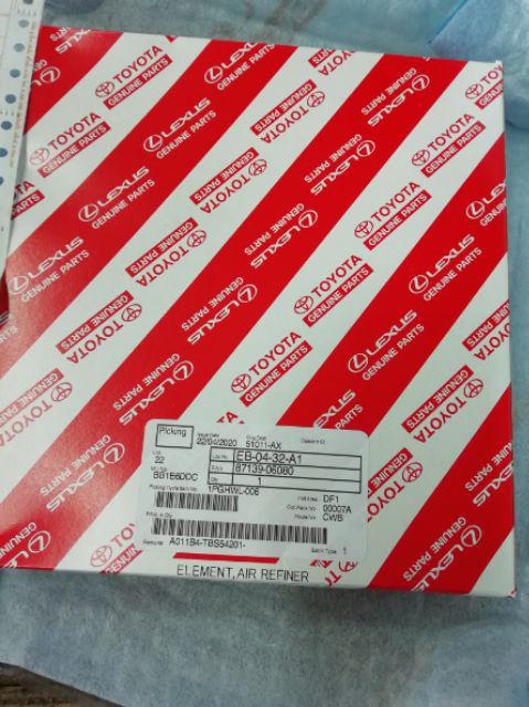 TOYOTA แผ่นกรองแอร์สำหรับรถยนต์โตโยต้า Yaris, Vios, Altis, Camry ...