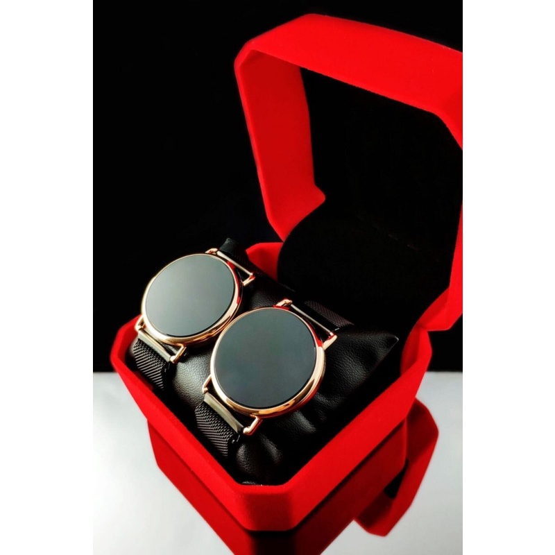 Lovers Watch Special Red Velvet Box Couple Wrist watch - fvdt9tr8jq ...