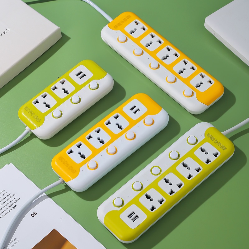 Hoco DC15 ปลั๊กไฟ 3 ช่อง รางปลั๊กไฟ 4 usb 32w / 1 ช่อง PD 20W hoco DC15 ...