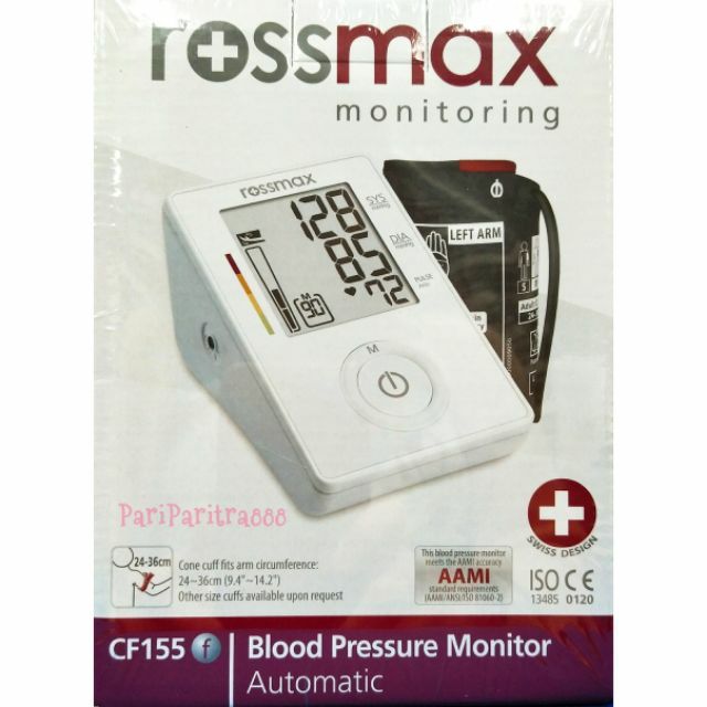 เครื่องวัดความดัน Rossmax รุ่น CF155f รับประกัน 5 ปี - มีสินค้าพร้อมส่งได้เลยไม่ต้องรอรอบสั่ง ...