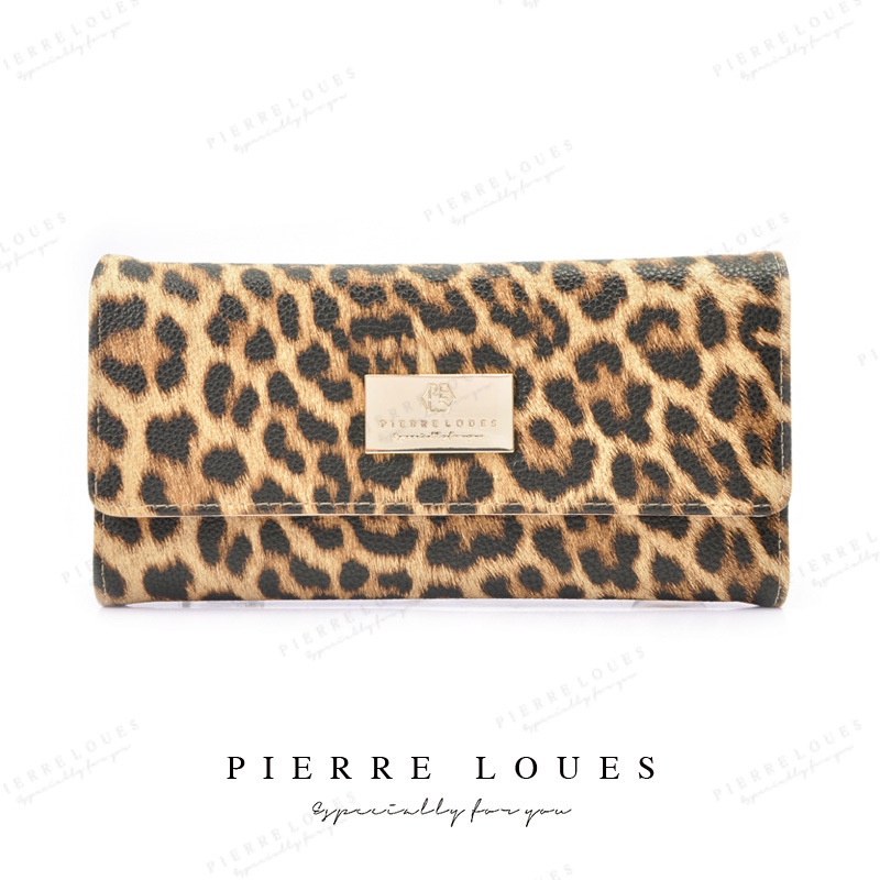Pierre Loues กระเป๋าสตางค์ ใบยาว สไตล์ยุโรป และอเมริกา สําหรับผู้หญิง ...